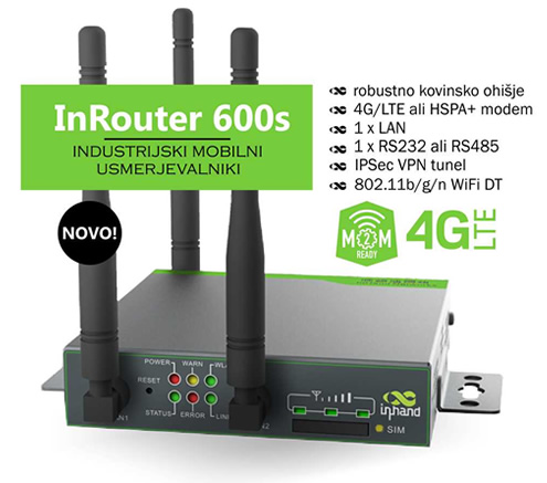 InHand Networks | InRouter serija 600s - industrijski 4G/LTE mobilni ...